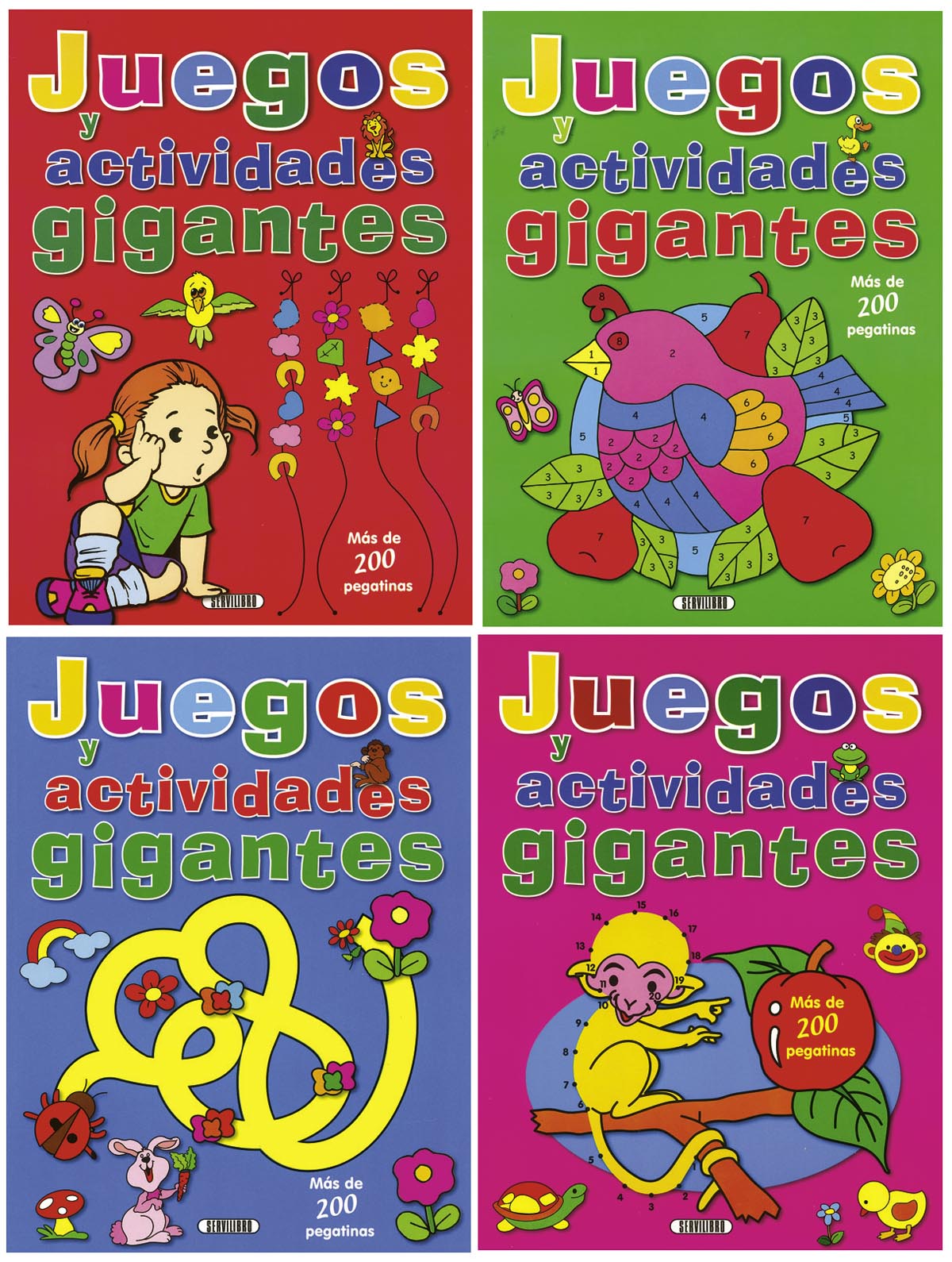 Libros de actividades - Libros Servilibro Ediciones - Juegos y ...